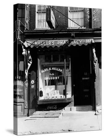 '1930s Pharmacy Storefront' Photographic Print | Art.com