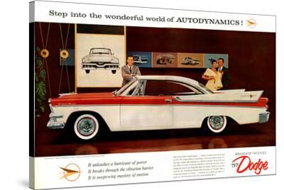 '1957 Dodge Autodynamics' Stretched Canvas Print | Art.com