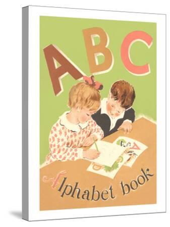 'ABC Alphabet Book Cover' Art Print | Art.com