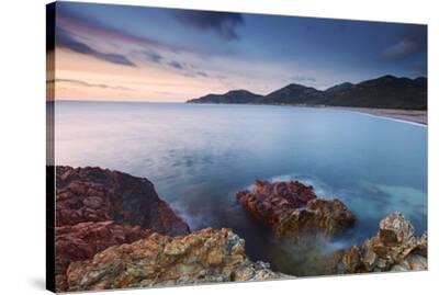 'Beach at the mouth of Fango river at Bocca Bassa near Galeria, Haute ...