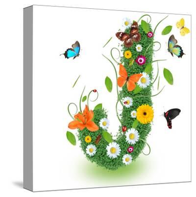 'Beautiful Spring Letter "J"' Art Print - Kesu01 | Art.com