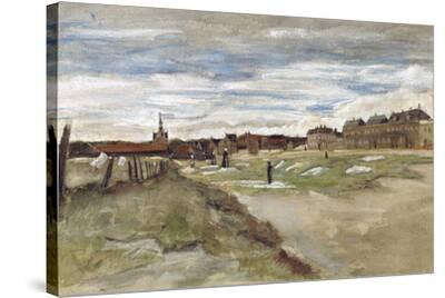 'Bleaching Ground At Scheveningen' Stretched Canvas Print - Vincent van ...