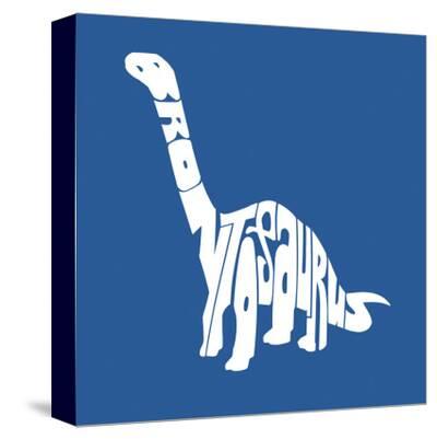 'Brontosaurus' Stretched Canvas Print | Art.com