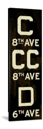 'C 8th Weathered Sign' Art Print | Art.com