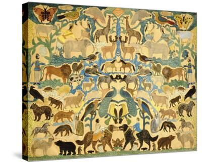 'Cutout of Animals, Second Quarter 19th Century' Stretched Canvas Print ...