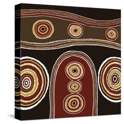 'Global Pattern - Align' Stretched Canvas Print - Mark Chandon | Art.com