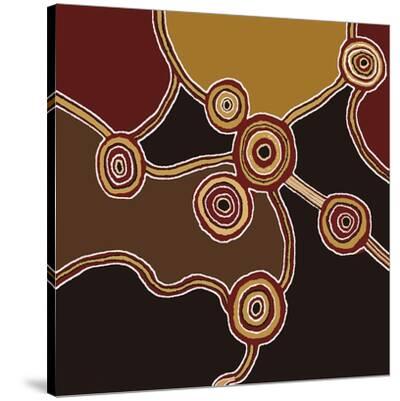 'Global Pattern - Connect' Stretched Canvas Print - Mark Chandon | Art.com