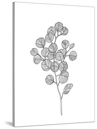 'Linear Nature - Flourish' Stretched Canvas Print - Belle Poesia | Art.com