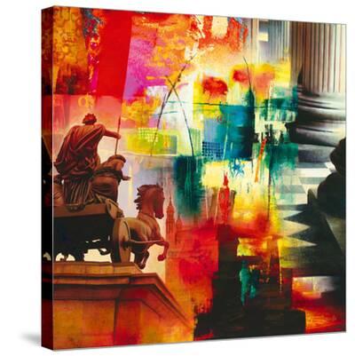 'London Jazz I' Stretched Canvas Print - Georges Generali | Art.com