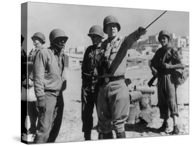 'Lt. General George Patton Leading Invasion Troops in Sicily. July 11 ...