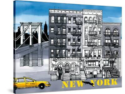 'Metropol II' Stretched Canvas Print - Sandra Jacobs | Art.com