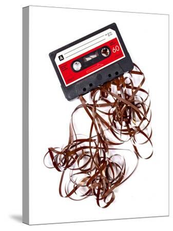 'Old Broken Music Cassette' Photographic Print - Twin design | Art.com