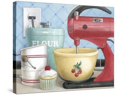 'Retro Baking' Stretched Canvas Print - Anna Bailey | Art.com