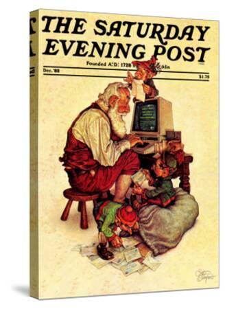 '"Santa's Computer," Saturday Evening Post Cover, December 1, 1982 ...