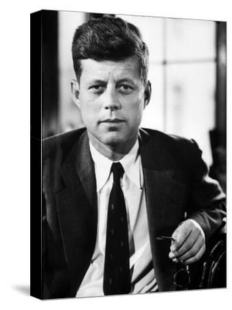 'Sen. John F. Kennedy Posing for Picture' Photographic Print | Art.com
