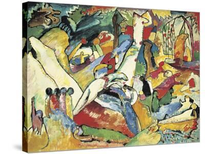 'Sketch for Composition II, 1909 - 10' Stretched Canvas Print - Wassily Kandinsky | Art.com
