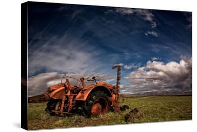'Tractor' Stretched Canvas Print | Art.com