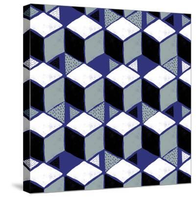 'Tumbling Blocks I' Stretched Canvas Print | Art.com