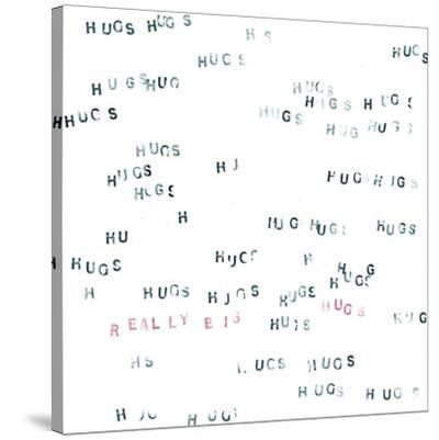 'Urban Type - Hugs' Stretched Canvas Print - Kristine Hegre | Art.com
