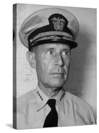 'US Navy Admiral Raymond Spruance' Photographic Print | Art.com