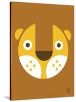 'Wee Alphas Faces, Leo' Stretched Canvas Print - Wee Society | Art.com