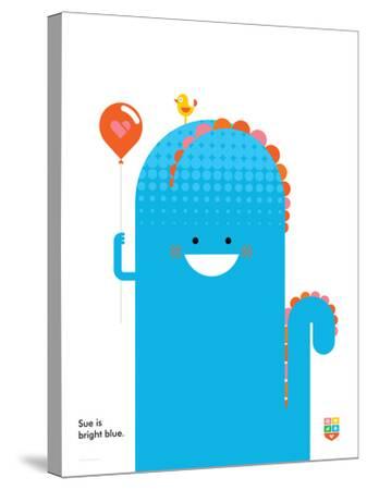 'Wee You-Things, Sue' Stretched Canvas Print - Wee Society | Art.com