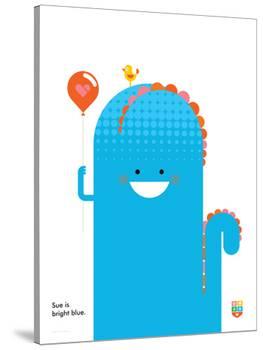 'Wee You-Things, Sue' Stretched Canvas Print - Wee Society | Art.com