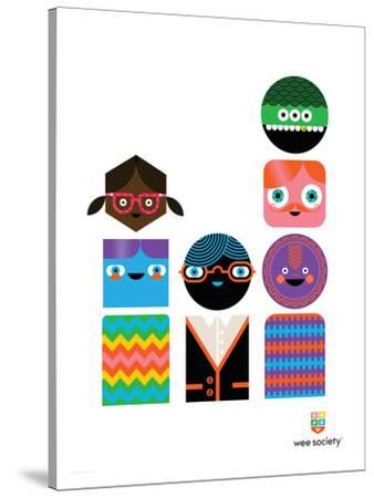 'Wee You-Things Totem, Bea' Stretched Canvas Print - Wee Society | Art.com