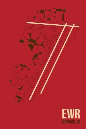 'EWR Airport Layout' Giclee Print - 08 Left | Art.com