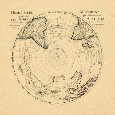 '1714, World, Southern Hemisphere' Giclee Print | Art.com