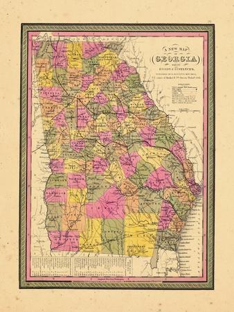 '1846, Georgia, United States' Giclee Print | Art.com