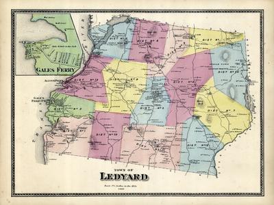 1868, Ledyard, Gales Ferry, Connecticut, United States Giclee Print ...