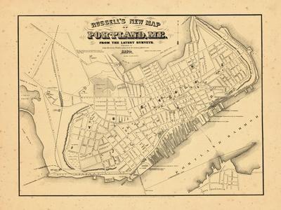 Portland, Me Map