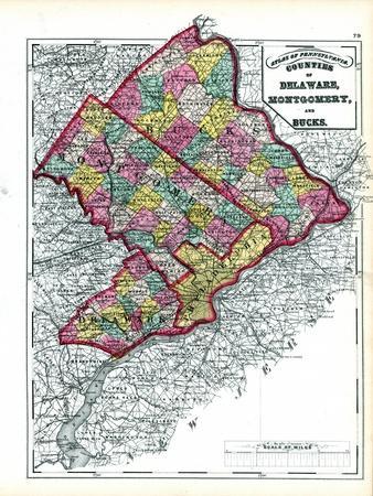 Bucks County Maps With Cities
