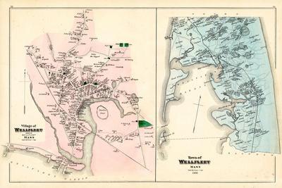 '1880, Wellfleet Village, Wellfleet Town, Massachusetts, United States ...