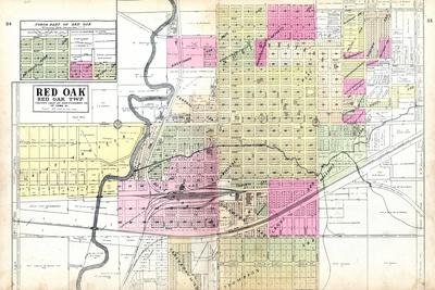 '1907, Red Oak, Iowa, United States' Giclee Print | Art.com