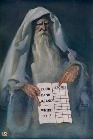 1920s American Banking Poster, Your Bank Balance Giclee Print | Art.com
