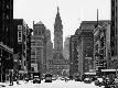 1950s Downtown Philadelphia,, PA Looking South Down North Broad Street ...