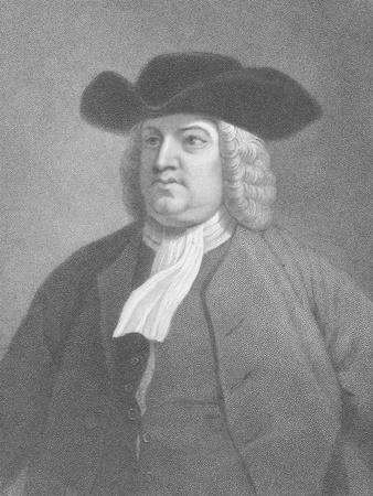 19Th-Century Engraving of William Penn after Benjamin West Giclee Print ...