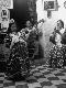 8-Year Old Gypsy Dancer with Her Parents Photographic Print | Art.com