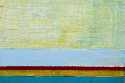 A Detail from an Abstract Painting; Horizontal Bands of Colour Art ...