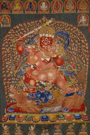 'A Fine, and Rare and Important Large Imperial Embroidered Silk Thanka ...