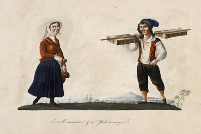 'A Milk Woman and a Fishmonger' Giclee Print | Art.com