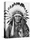 A Native American Chief Wearing His Headdress Giclee Print | Art.com