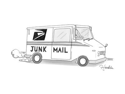 Mail Truck Cartoon