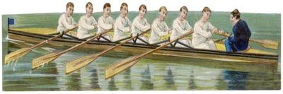 'A Rowing 'Eight'' Art Print | Art.com