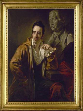 'A Sculptor with a Bust of Henry Blundell, 1807-08 (Oil on Canvas ...