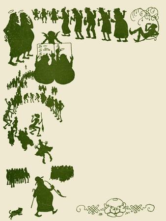 'A Silhouette of Saints and Sinners' Art Print | Art.com