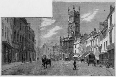 'A Solitary Cart Trots Down the Main Street of Cirencester ...