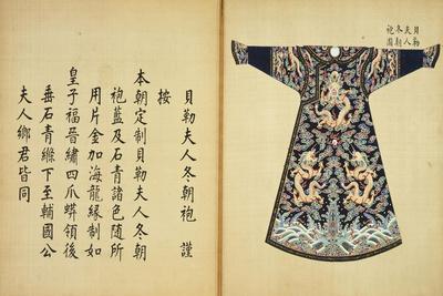 'A Summer Robe or Chao Pao of the Wife of an Imperial Duke' Giclee ...
